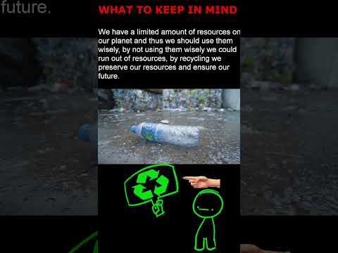 Recycling and effects on resources