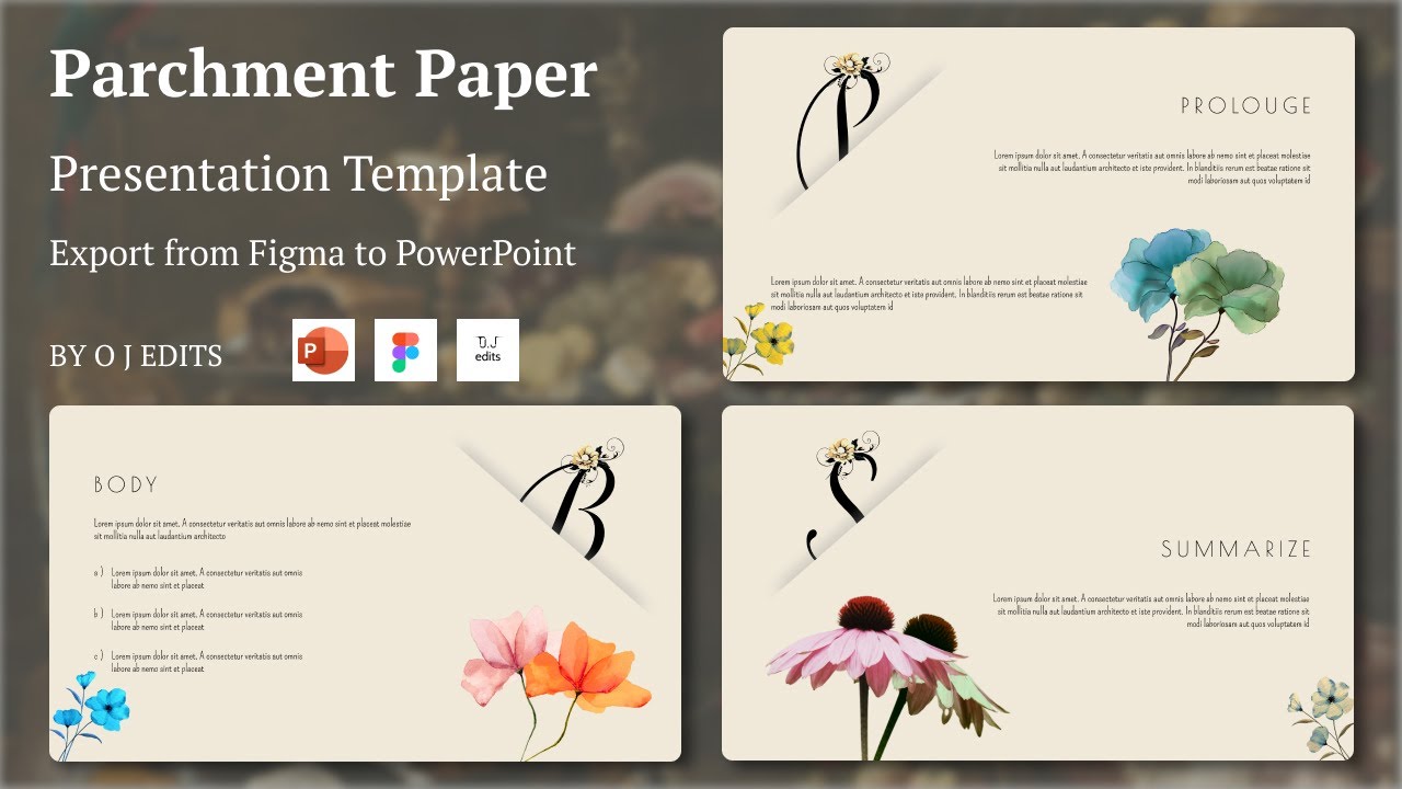 Minimal Beige PowerPoint Template | Download Presentation Template | O J Edits