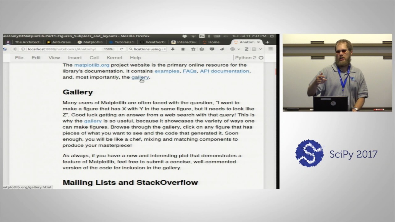 Anatomy of Matplotlib | SciPy 2017 Tutorial | Ben Root