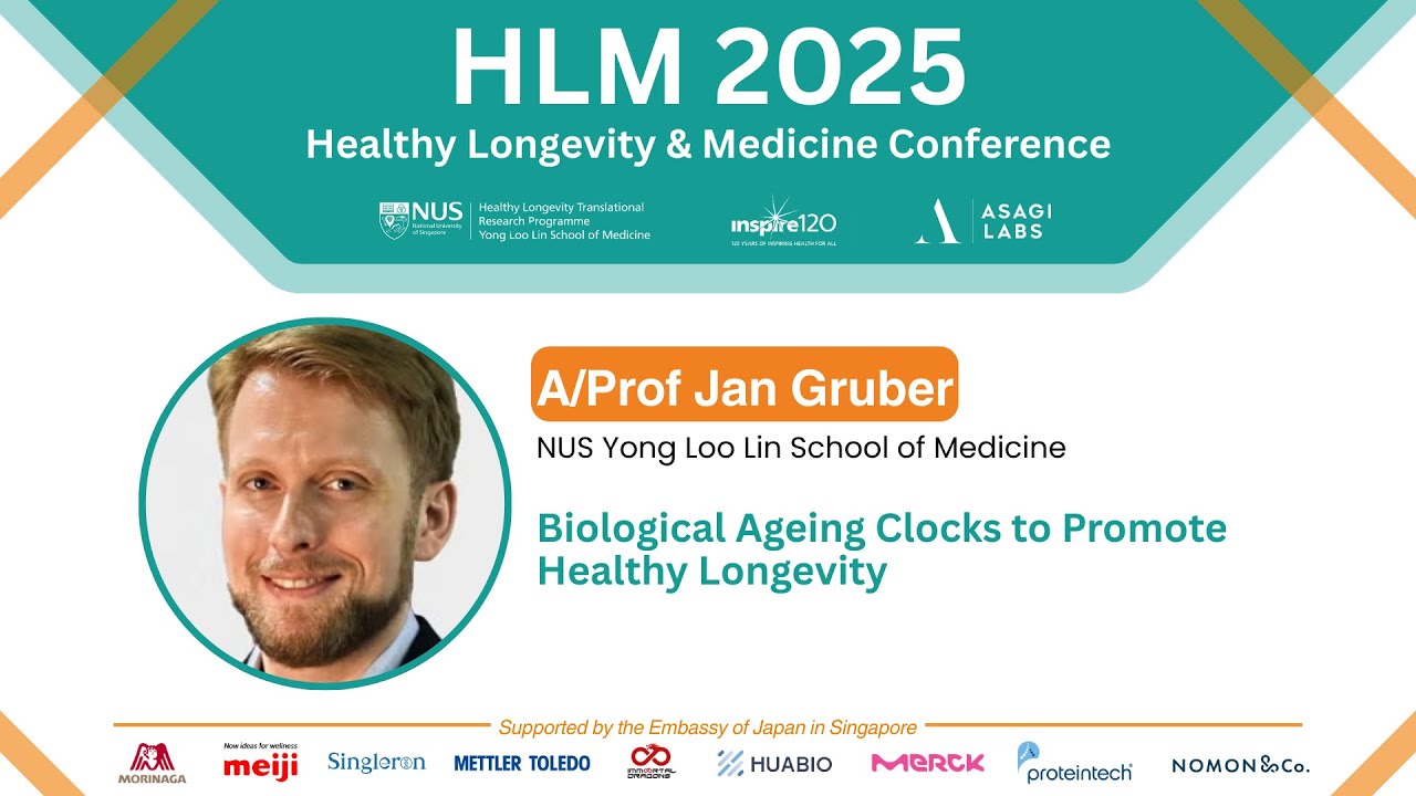 Biological Ageing Clocks to Promote Healthy Longevity | A/Prof Jan Gruber