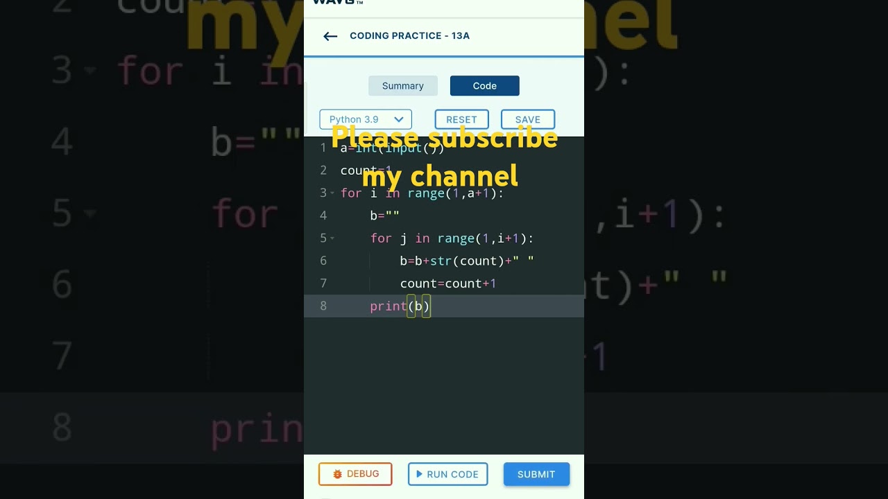 Half Pyramid using python CCBP Nxtwave #viral #shots #nxtwaveccbp #programming