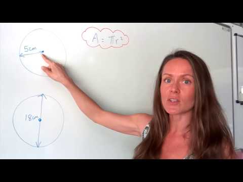 The Maths Prof: Area of a Circle