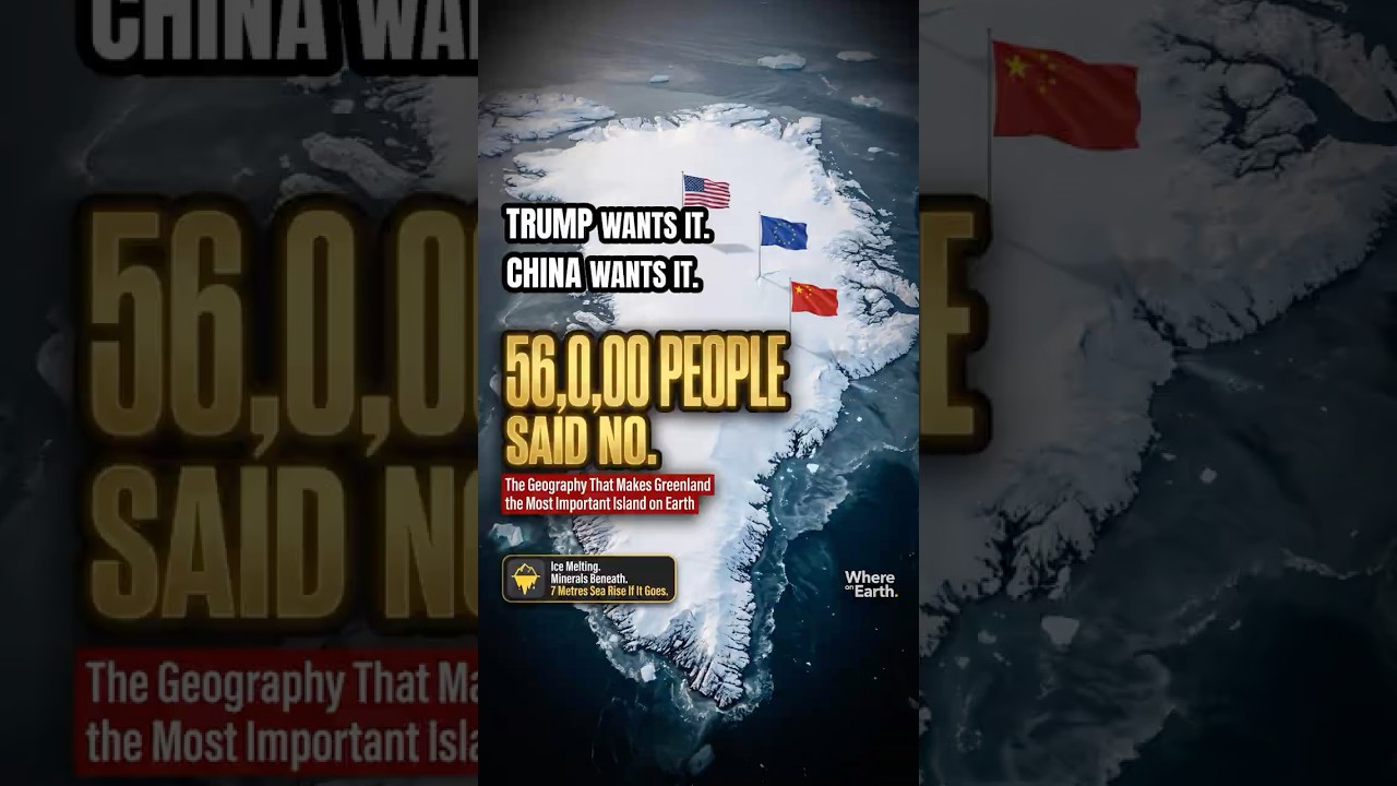Trump Wants It. China Wants It. 56,000 Greenlanders Said No — The Geography Explains Why