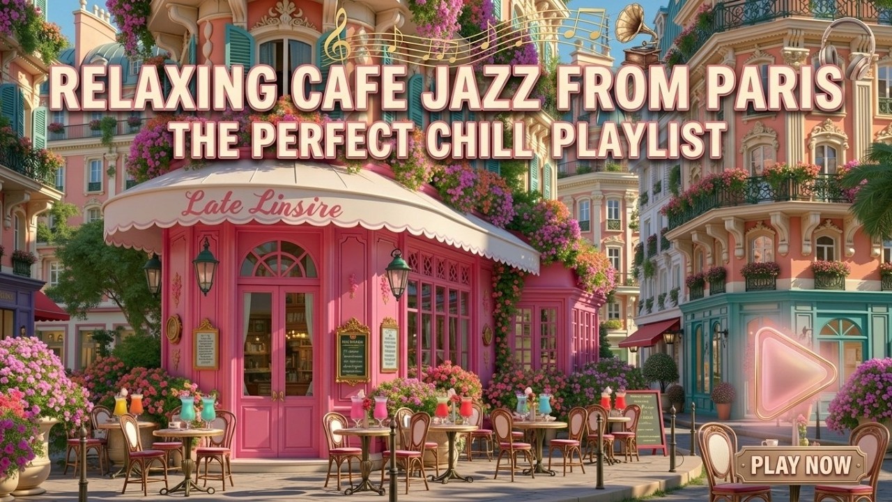 Paris Cafe Aesthetic | Dreamy Parisian Cafe Ambiance and Slow Living in Vintage Montmartre