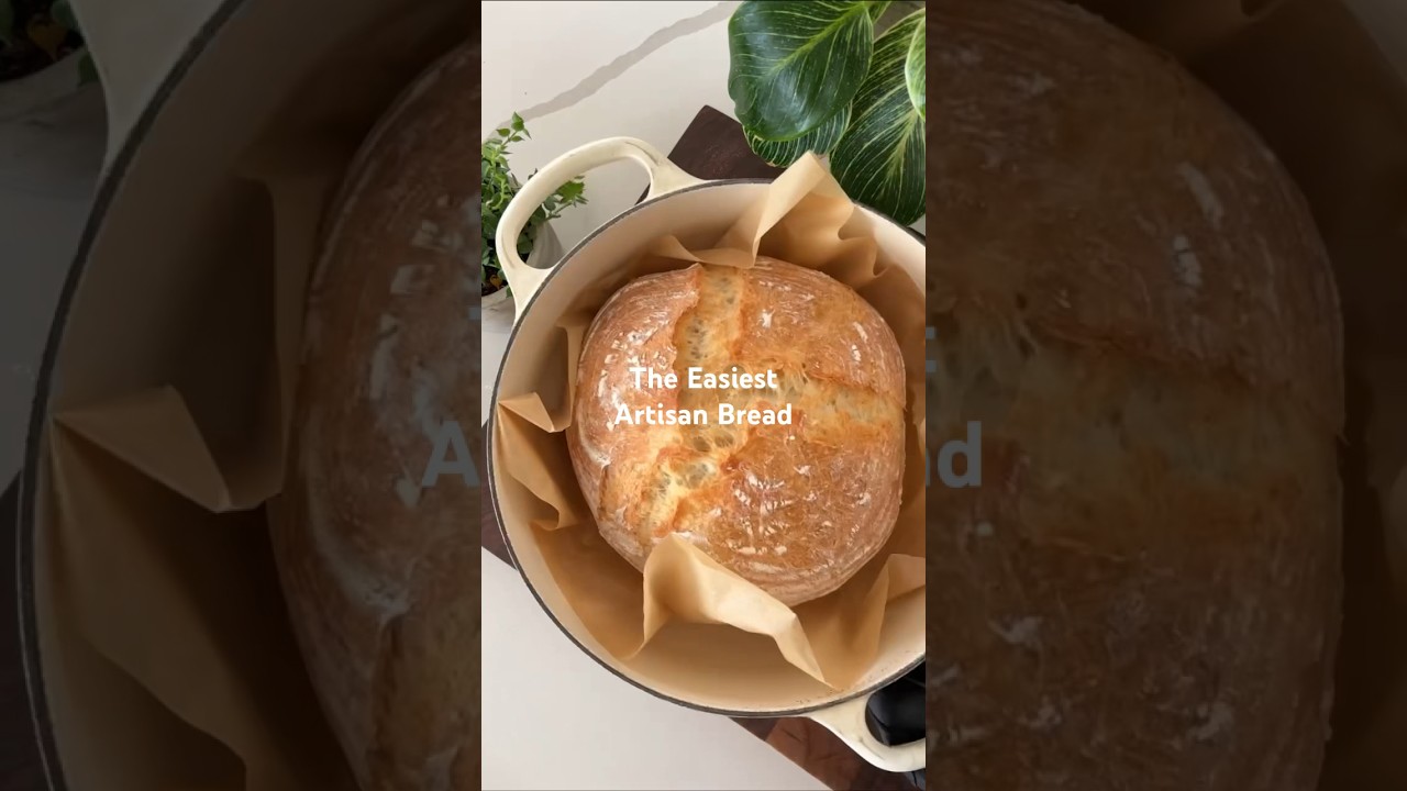 The easiest most foolproof artisan bread✨