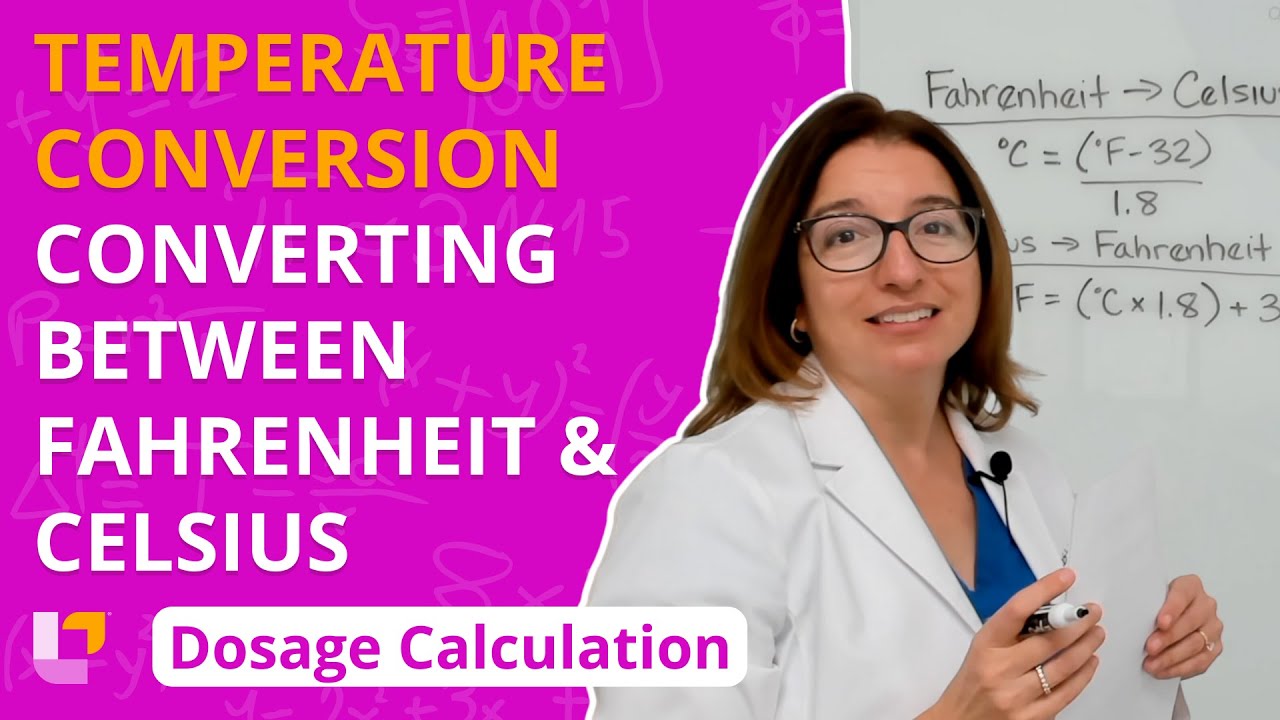 Temperature Conversion: Converting between Fahrenheit & Celsius - Dosage Calculation |@LevelUpRN