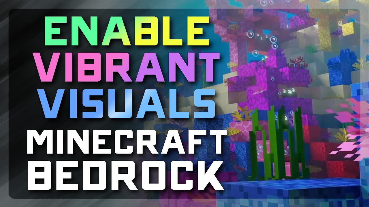 How to Enable Vibrant Visuals in Minecraft (Turn ON or OFF Graphics Update 2026 🌈)
