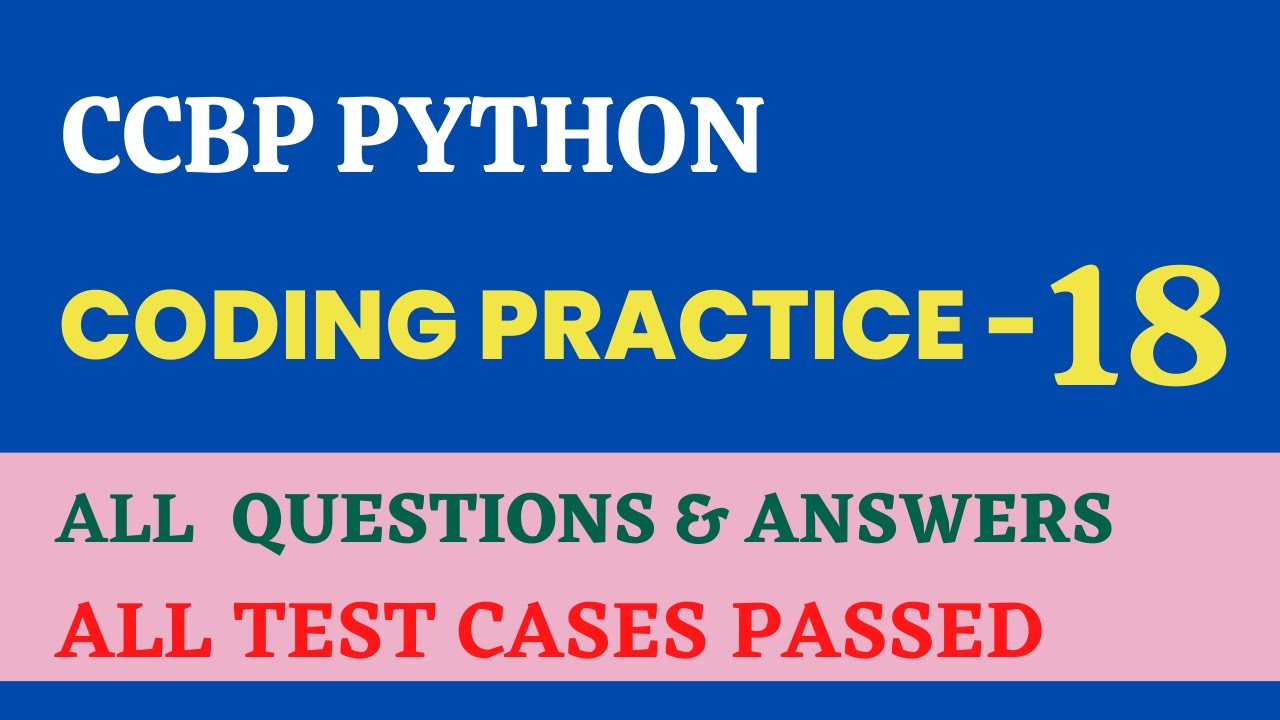 Coding Practice - 18 | Comparing Strings & Naming Variables | Python | CCBP 4.0