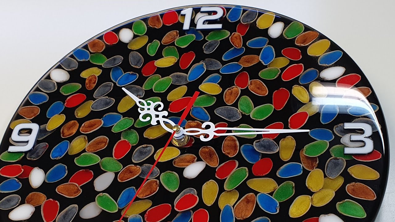 DIY Pistachio Shell Clock - Turning Shells into Time