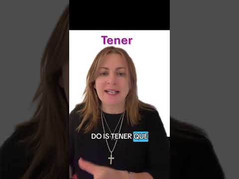 Spanish translation: tener que + infinitive #exampreparation #spanish #gcse #spanishvocabulary