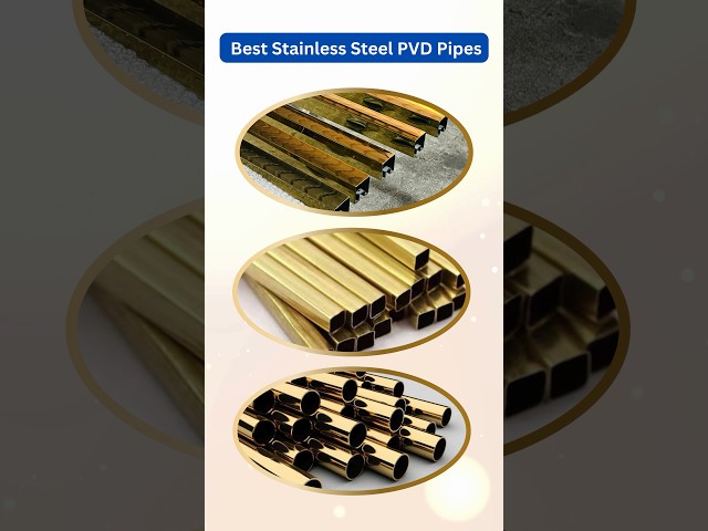 PVD Coating - Stainless Steel Rose Gold Pipe Manufacturer from Surat