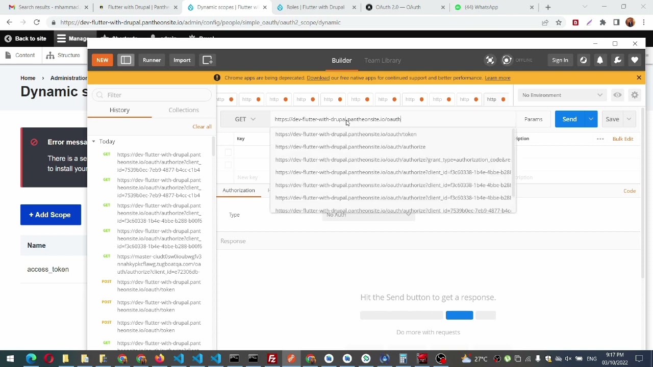 Authorization Code Grant - OAuth 2.0 with Simple OAuth module for Drupal 9