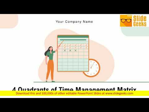 4 Quadrants Of Time Management Matrix Process Improvement Ppt Powerpoint Presentation Complete Deck