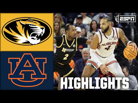 Missouri Tigers vs. Auburn Tigers | Full Game Highlights | ESPN College Basketball
