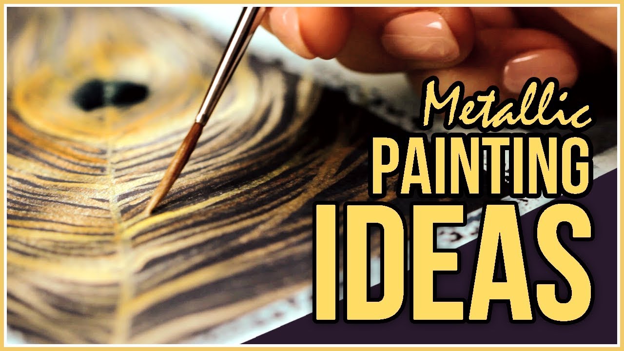 New to Metallic Watercolors? This Is What You Can Do! Art Journal Thursday