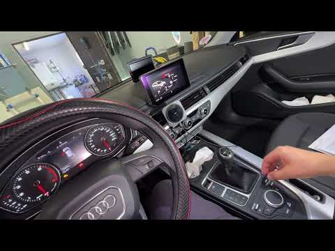 How to reach the service position / wiper change position digitally (MMI) Audi A4 / S4 Avant DIY