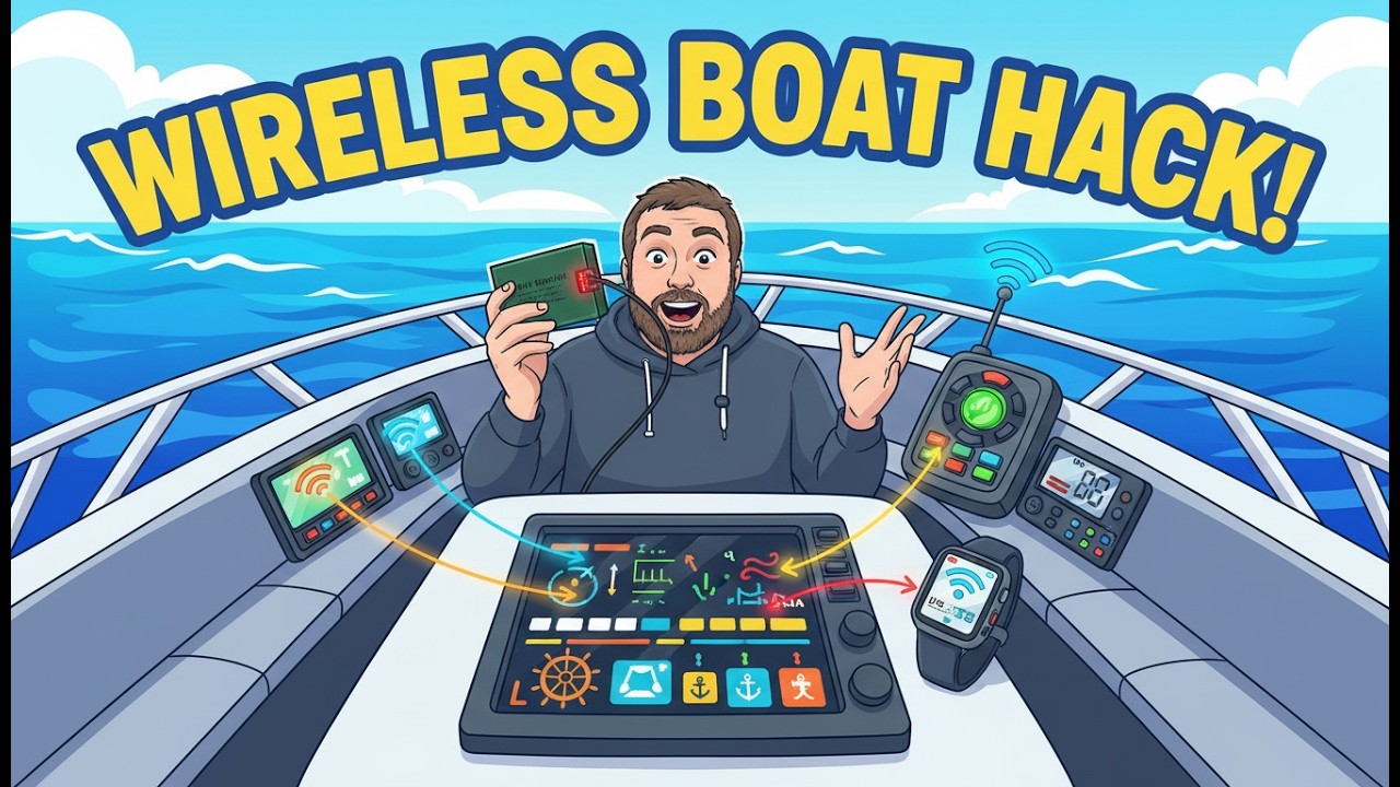 Nauti-Control N2K Wireless Box | Full Demo – EV100 Autopilot Remote, iWatch App& OpenCPN Integration