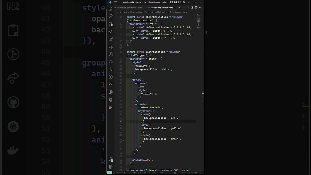How to use keyframes in angular animations #angular #leelawebdev - Angular16