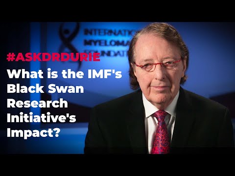 Breakthroughs in Myeloma Research: What is the IMF's Black Swan Research Initiative's Impact?