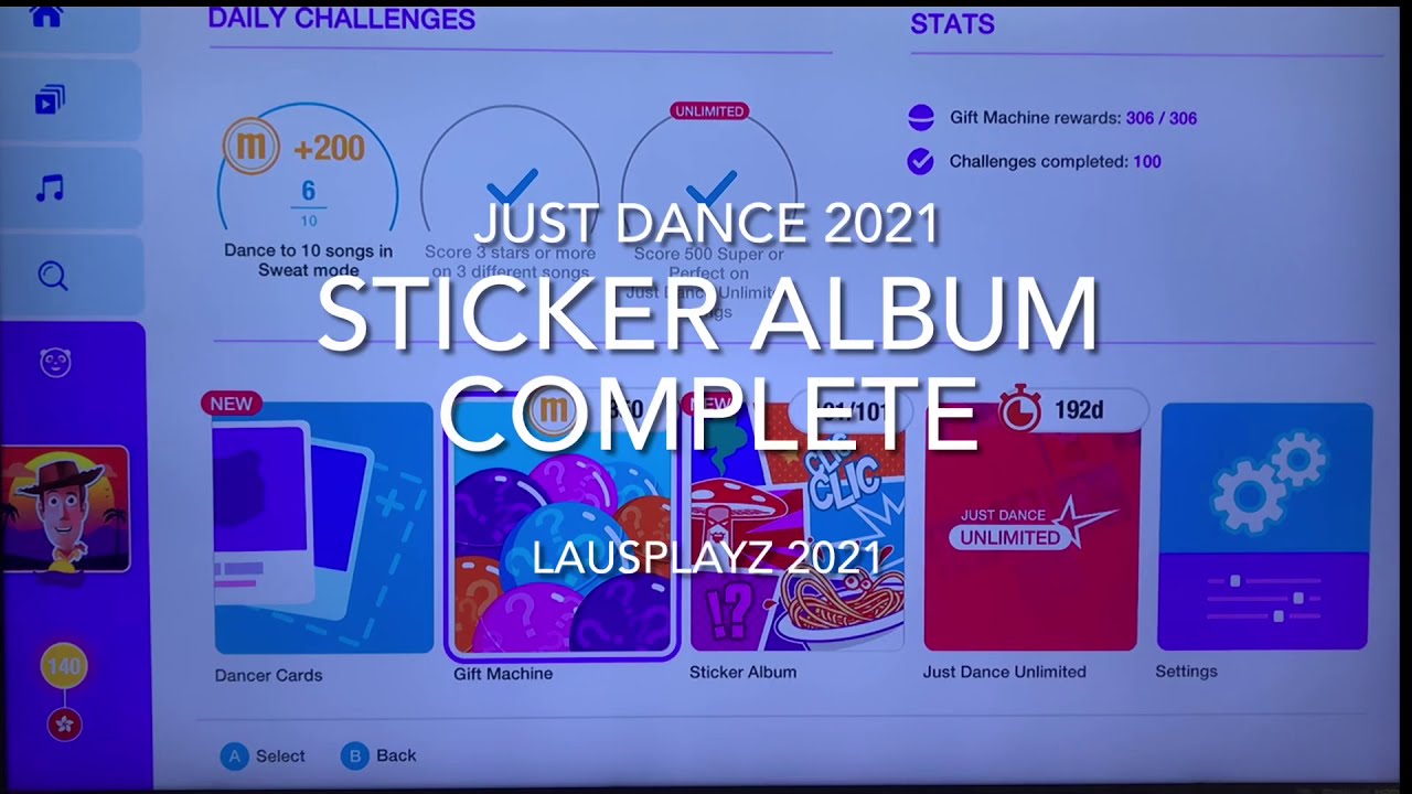 Just Dance 2021 - Sticker Album Completed