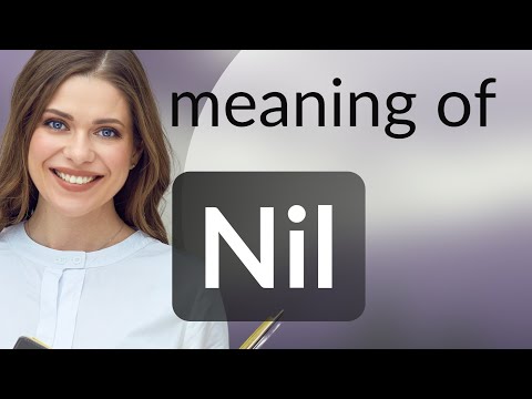 Nil • meaning of NIL