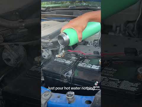 Tik Tok Hack - Cleaning My Corroded Battery Terminals #shortsvideo