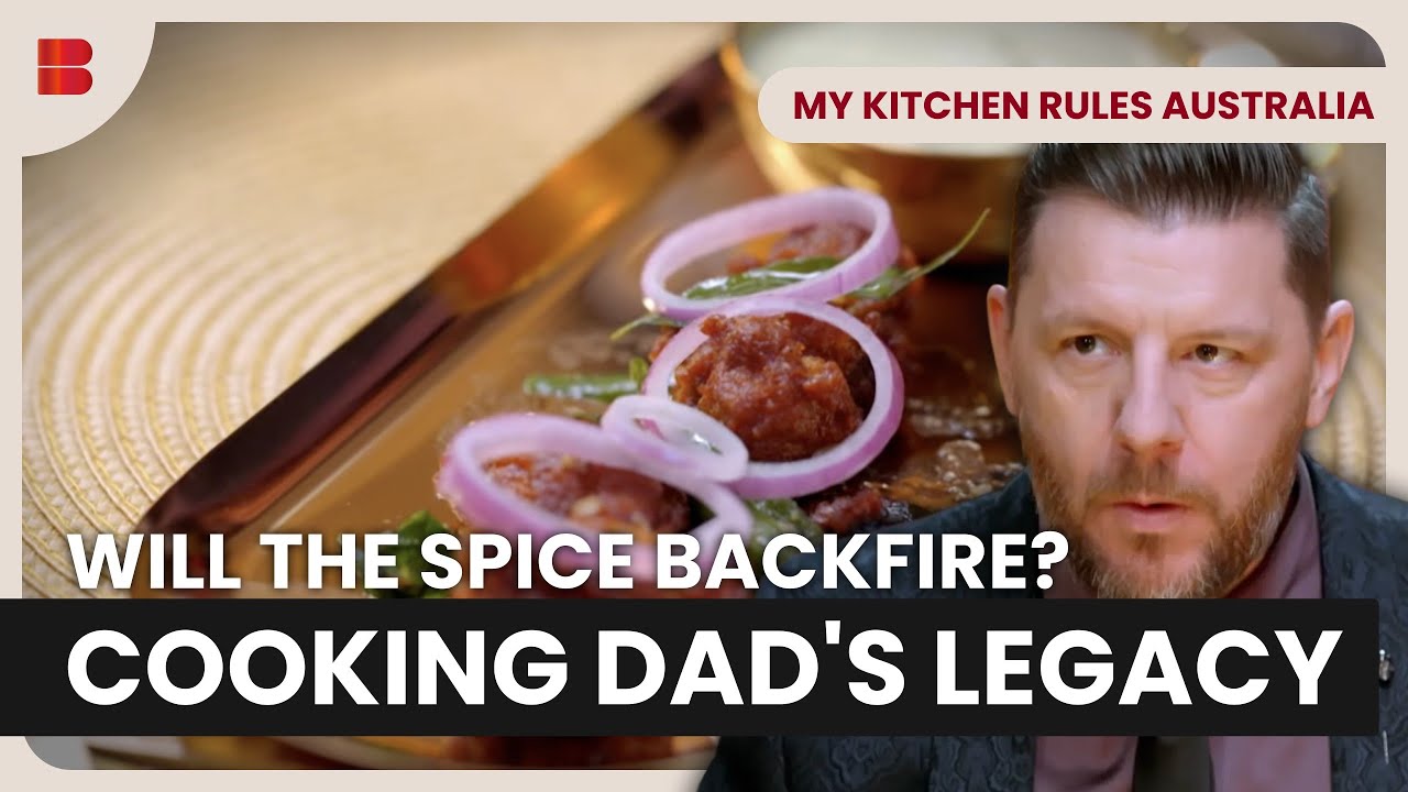 Twin Sisters Cook Spicy Indian Food For Late Dad | My Kitchen Rules Australia