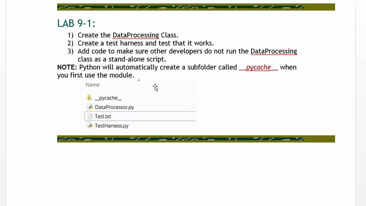 Python Module 09 04 Lab 9 1 Starter