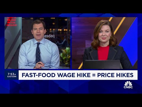 California fast-food wage hike hits prices