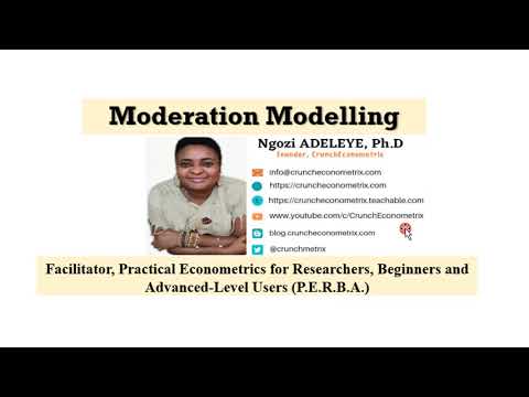 Introduction to Moderation Modelling – CrunchEconometrix Blog