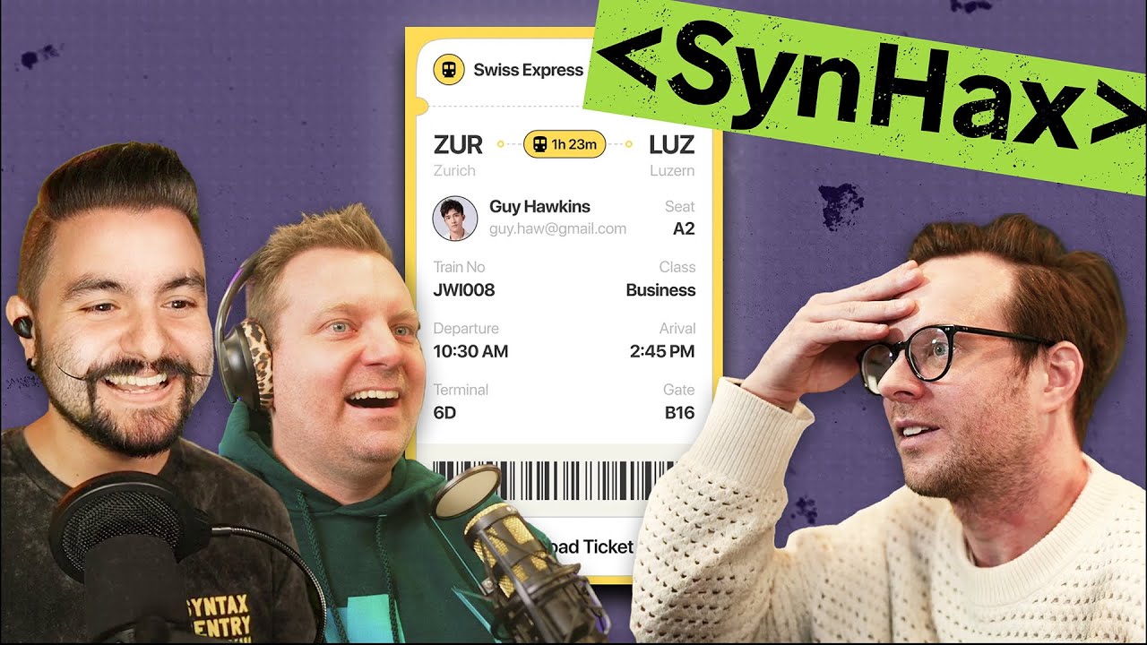 Recreating a Train Ticket with CSS! SynHax Battle