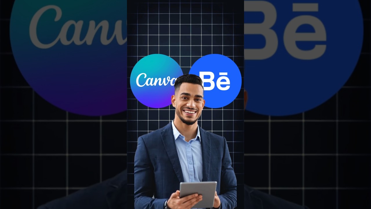 Graphic Designer Portfolio Canva vs Behance #graphicdesigner #canva #portfolio
