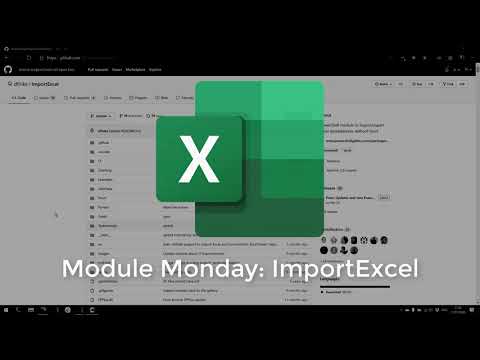 Module Monday: ImportExcel