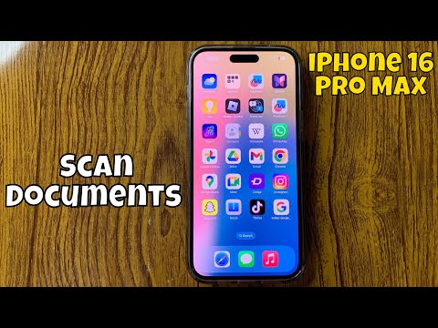 How To Scan Documents On iPhone 16 Pro Max