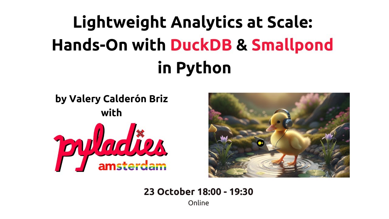 Lightweight Analytics at Scale: Hands-On with DuckDB & Smallpond in Python