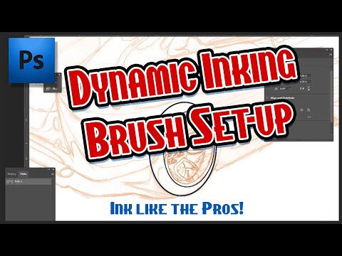 Creating and Using a Dynamic Inking Brush in Photoshop CC