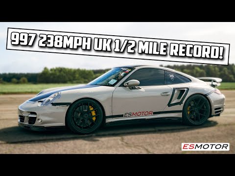 WORLDS FASTEST PORSCHE SETS NEW 238 MPH UK RECORD!! #porsche #esmotoruk #porschelove #997