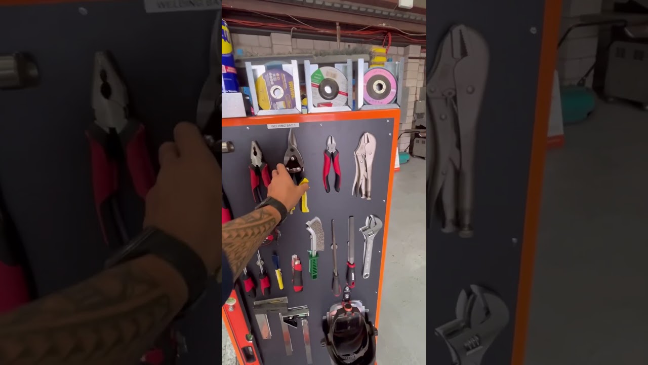 5S Tool Station #Lean #5s #welding #toolbox