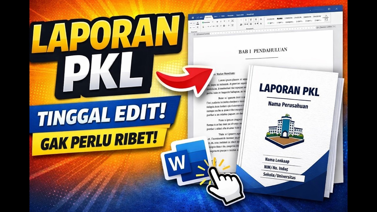 Template Laporan PKL Siap Pakai , Dengan Barcode – Gak Perlu Ribet!