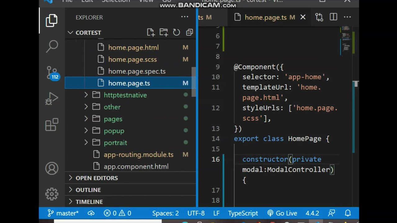 data sending and receiving in modal controller of ionic apps