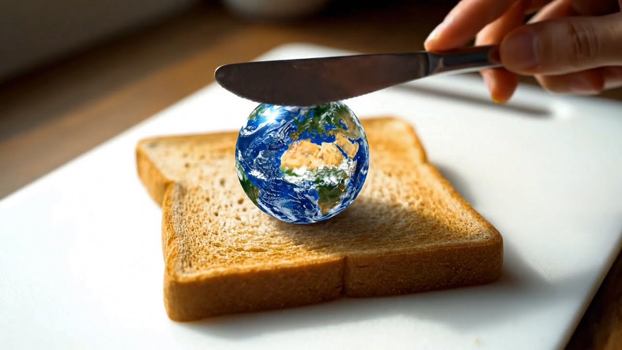 Planet Spread on Toast 🍞🌍 | AI ASMR – Oddly Satisfying & Relaxing — Part 2