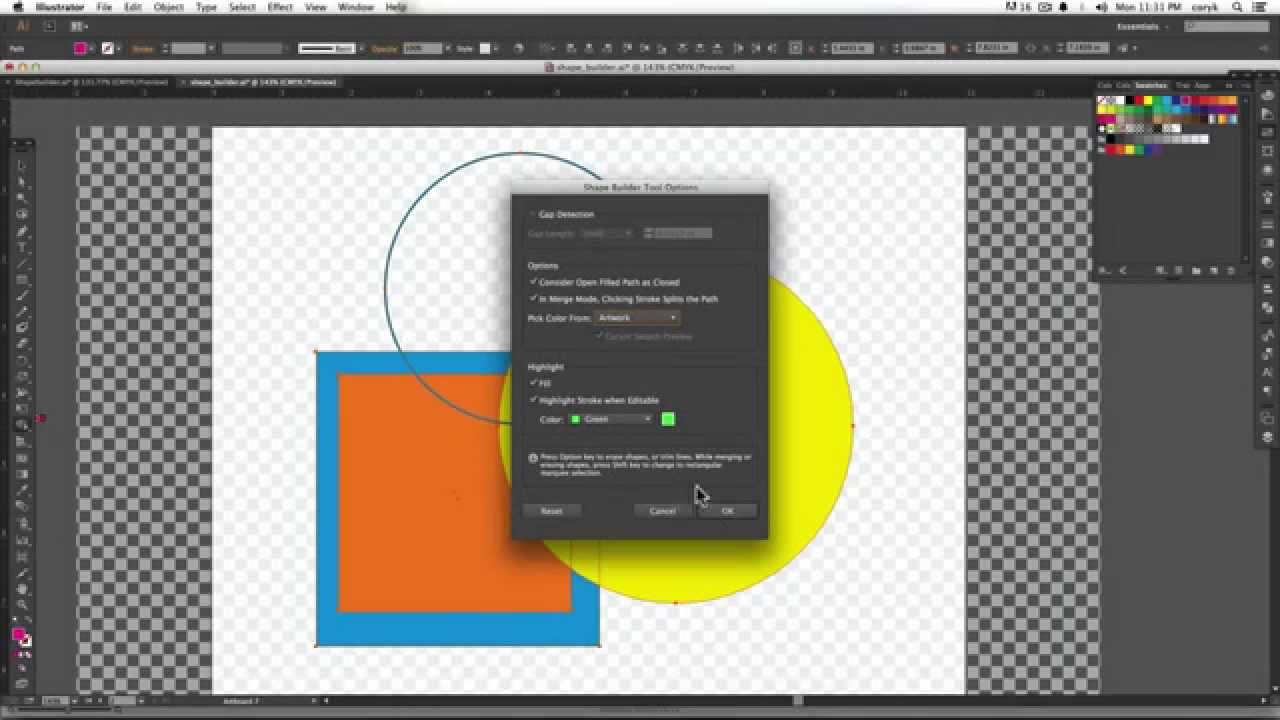 Illustrator Basics: Shape Builder Tool