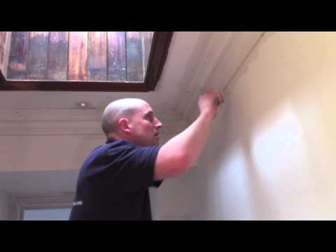 Plaster Coving Installation - How To Fill A Mitre