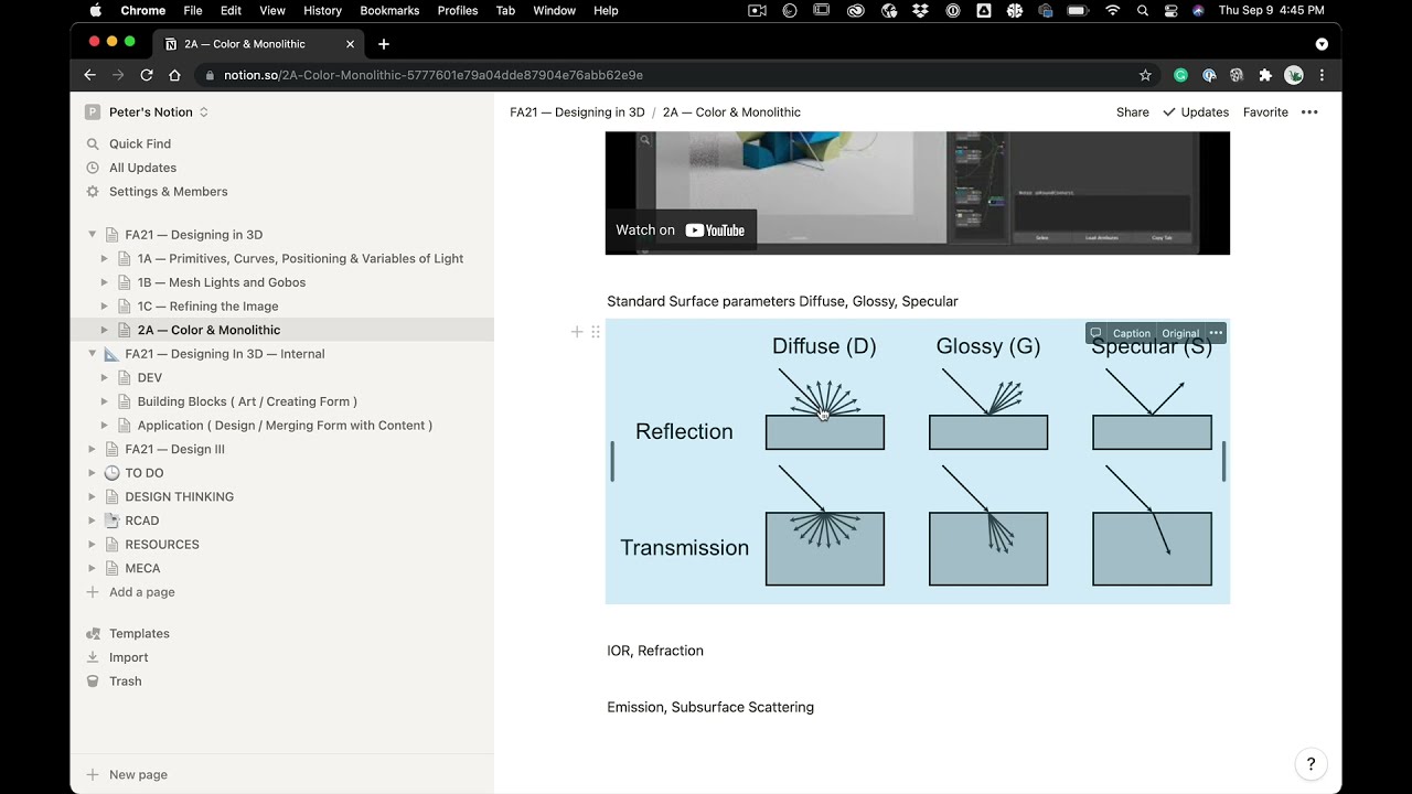 2A.05 — Diffuse, Glossy, Specular, & IOR