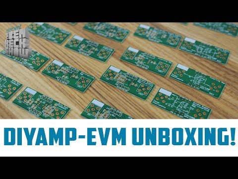Ben and Felix unbox the DIY Amplifier Circuit Evaluation Module (TI DIYAMP-EVM)