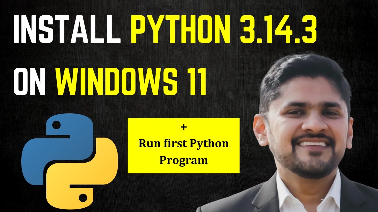 How to install Python 3.14.3 on Windows 11 | Amit Thinks
