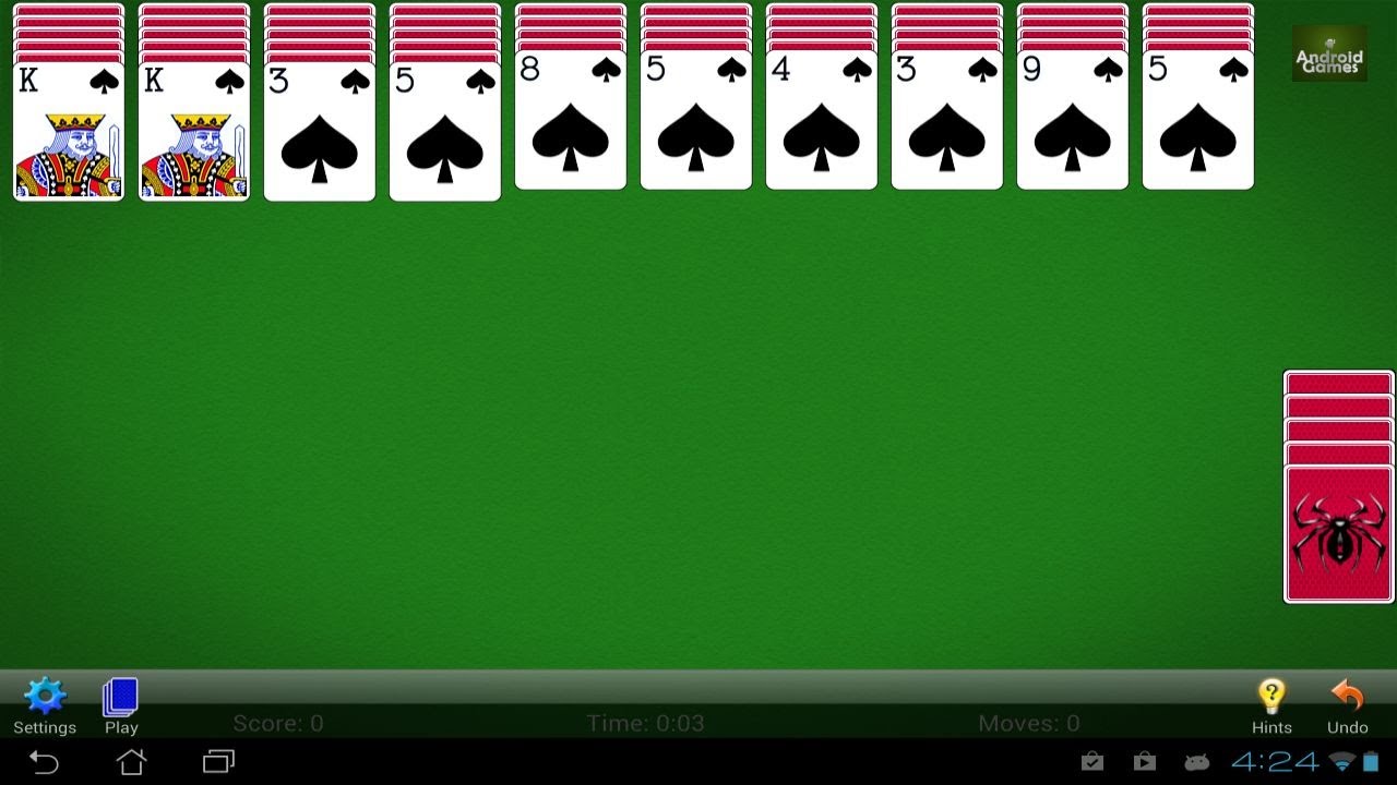 Spider Solitaire Preview HD 720p