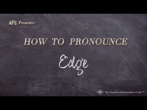 How to Pronounce Edge (Real Life Examples!)