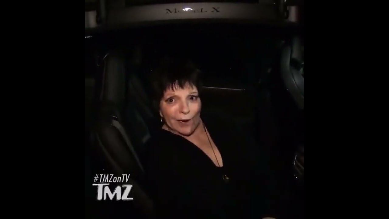 stan twitter: liza minelli singing weirdly in front of tmz