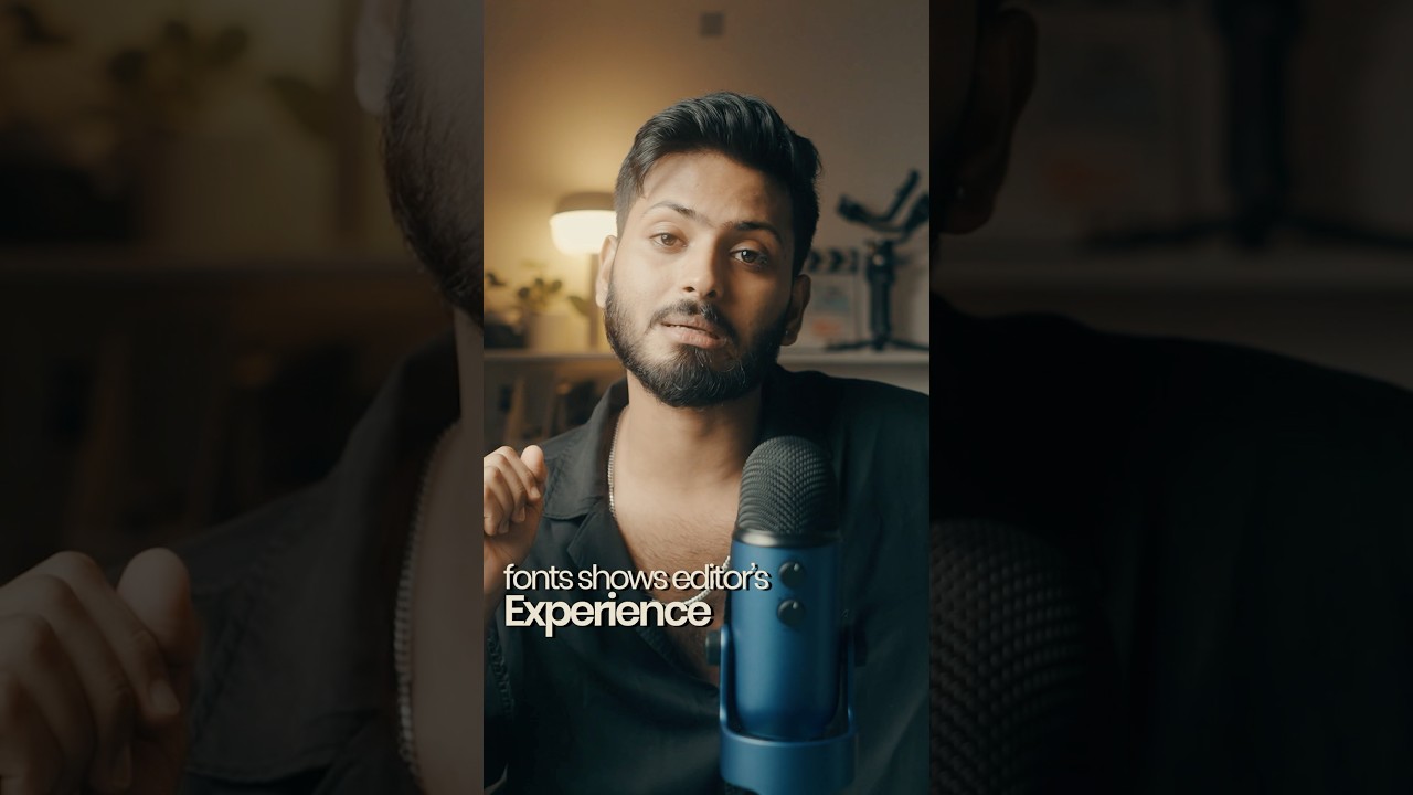 Best 5 Fonts that makes your video 10x professional🔥 #filmmakingtips #filmmaking #videoediting